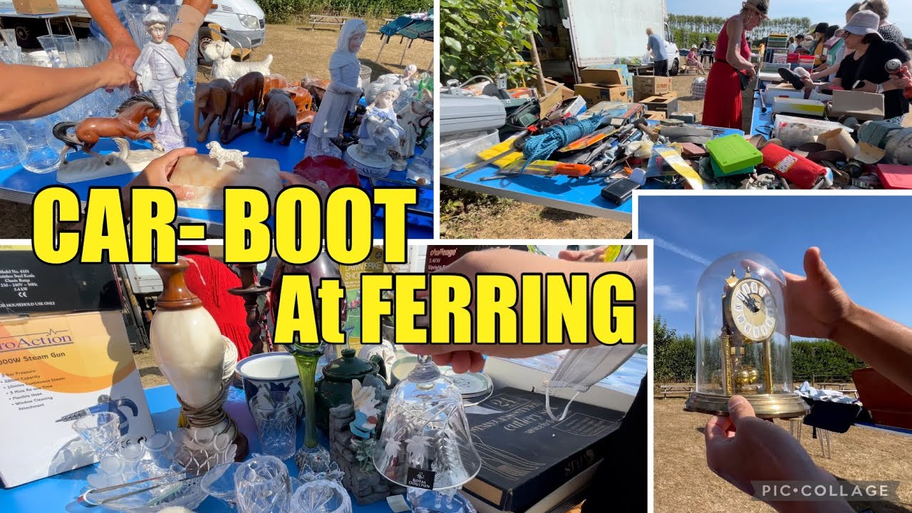 CAR-BOOT At FERRING | Cheap Antiques on Sale - YouTube