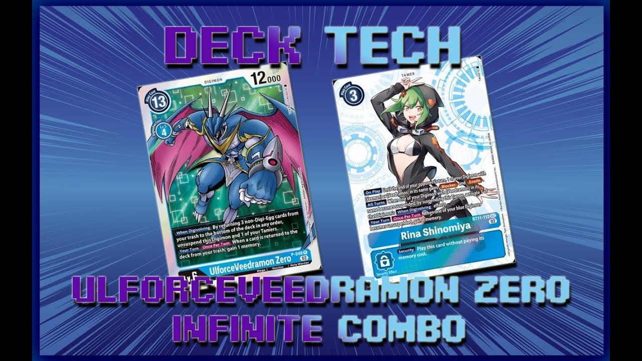 Deck Tech do UlforceVeedramon Zero Combo Infinito - YouTube