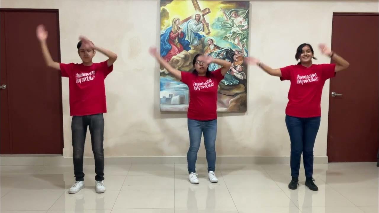 Alzar las manos y darle la gloria a Dios - Canto de animación católica ...