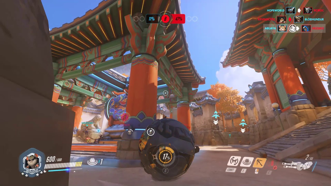 Overwatch Wrecking Ball gameplay - YouTube