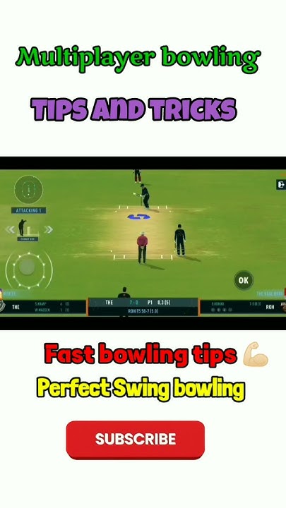 Multiplayer Bowling Tips And Tricks 😁 How To Take Wickets Fir