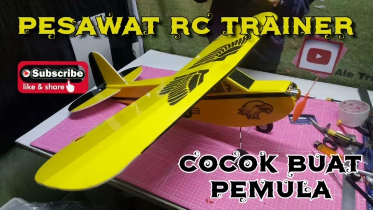 cara membuat pesawat terbang remot kontrol untuk pemula - YouTube