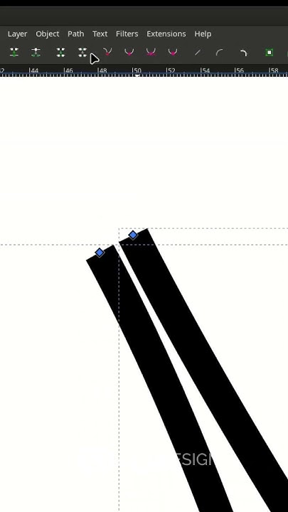 Join Path in Inkscape - YouTube