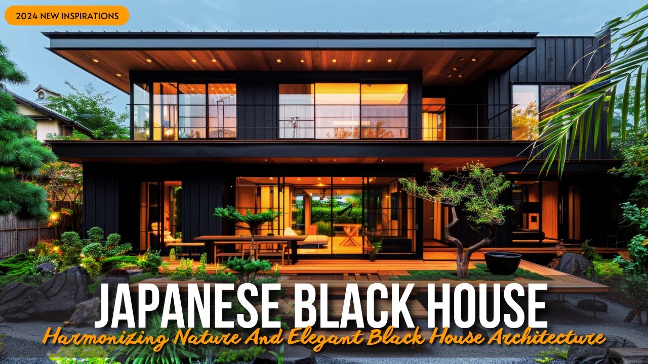 Harmonizing Elegant Architecture And Nature | Japanese Black house ...