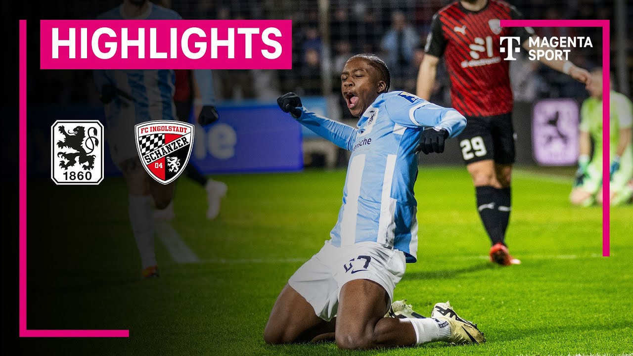 TSV 1860 München - FC Ingolstadt 04 | Highlights 3. Liga | MAGENTA ...