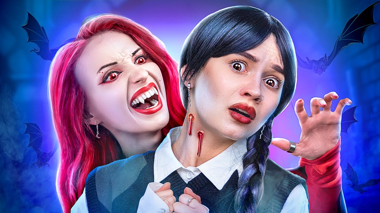 Wednesday Addams'tan Popüler Vampire! Hapishane Değişimi! - YouTube