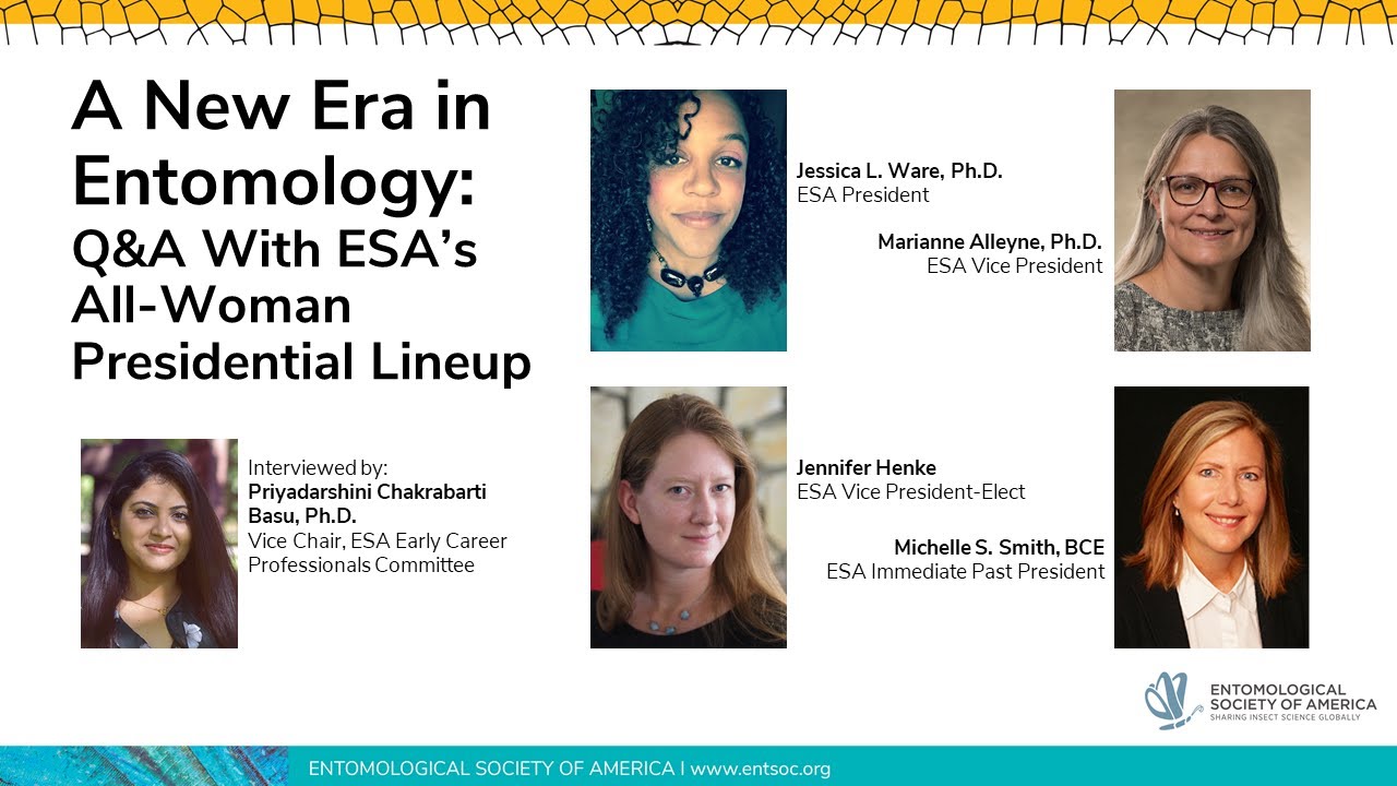 A New Era in Entomology: Q&A With ESA’s All-Woman Presidential Lineup ...