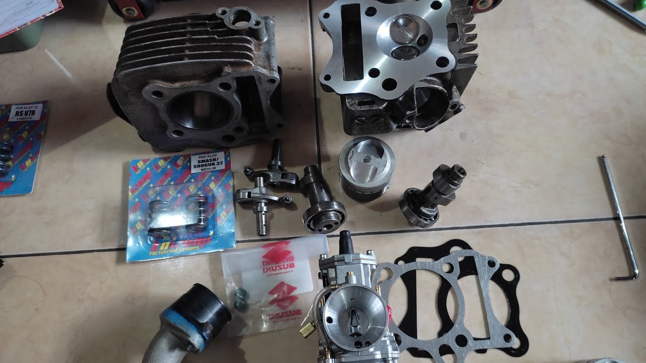 paket Balap Suzuki Smash Titan Shogun FL & Axelo - YouTube