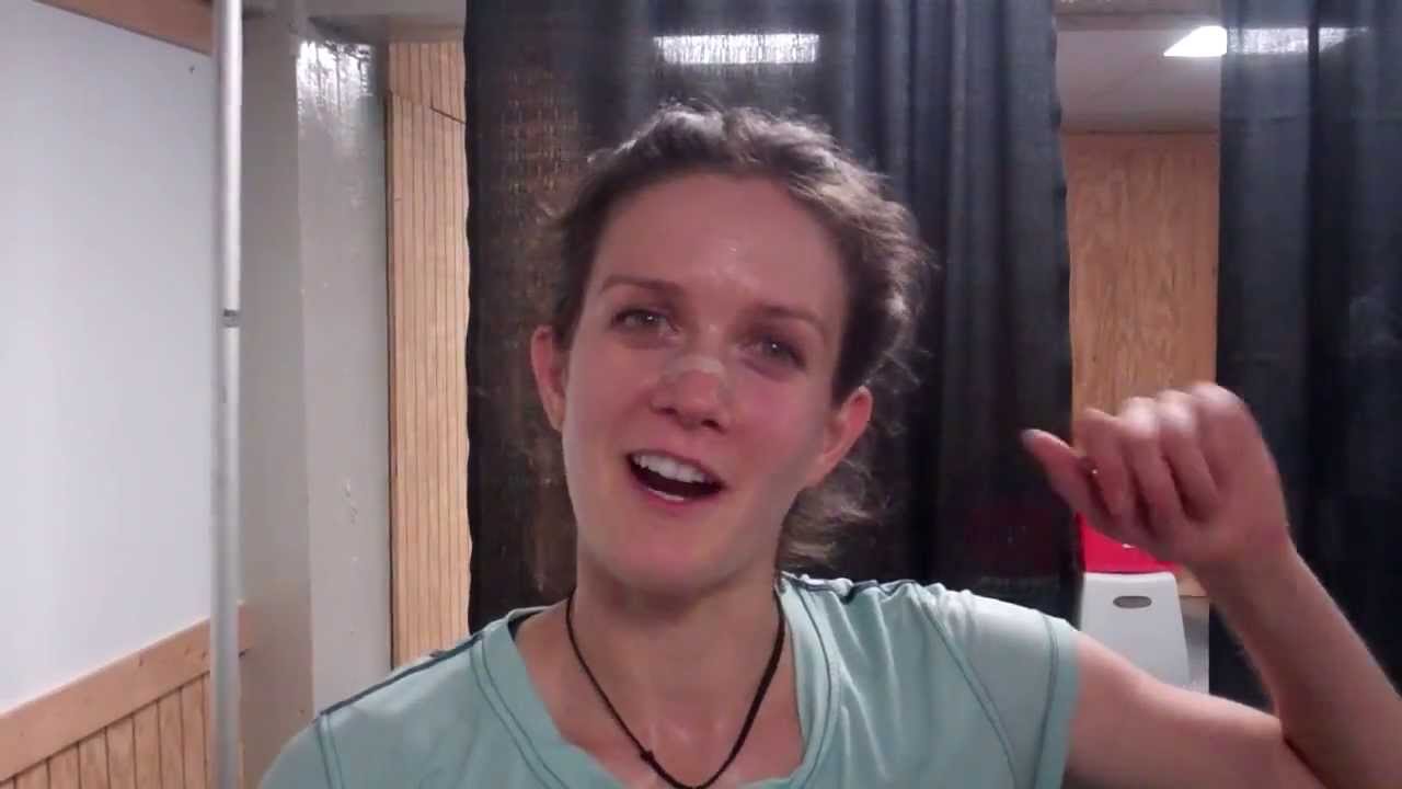 Kate Grace after 4th Place PR at 2008 USA Championships 800m - YouTube