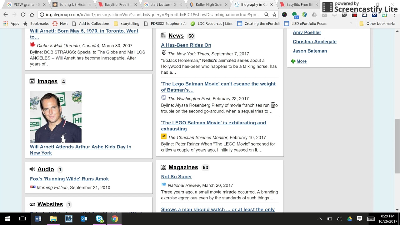 Exporting Sources to EasyBib and Google Drive - YouTube