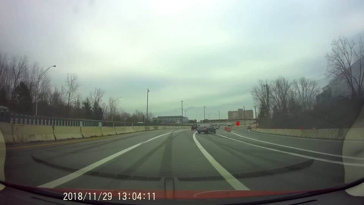 How to exit the highway from the far lane - YouTube