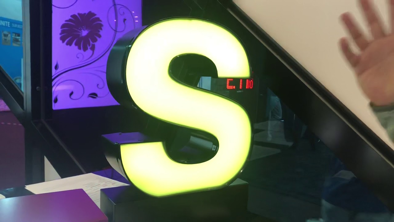 Day/Night Sign Acrylic Demo - YouTube