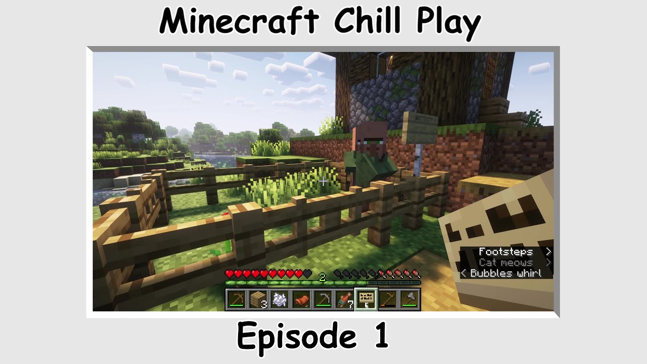 Minecraft Chill Play Ep. 1 [no-talking] - YouTube