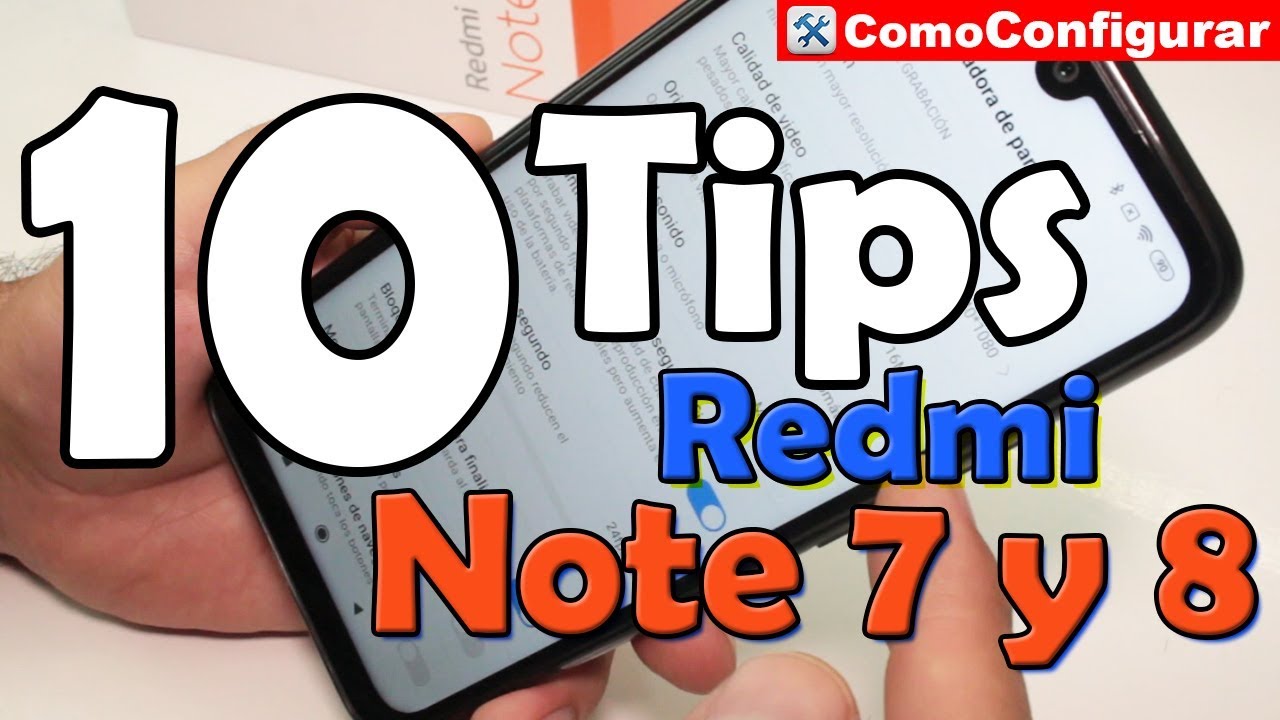 10 Trucos para Redmi Note 7 y Redmi Note 8 Manual Basico español ...