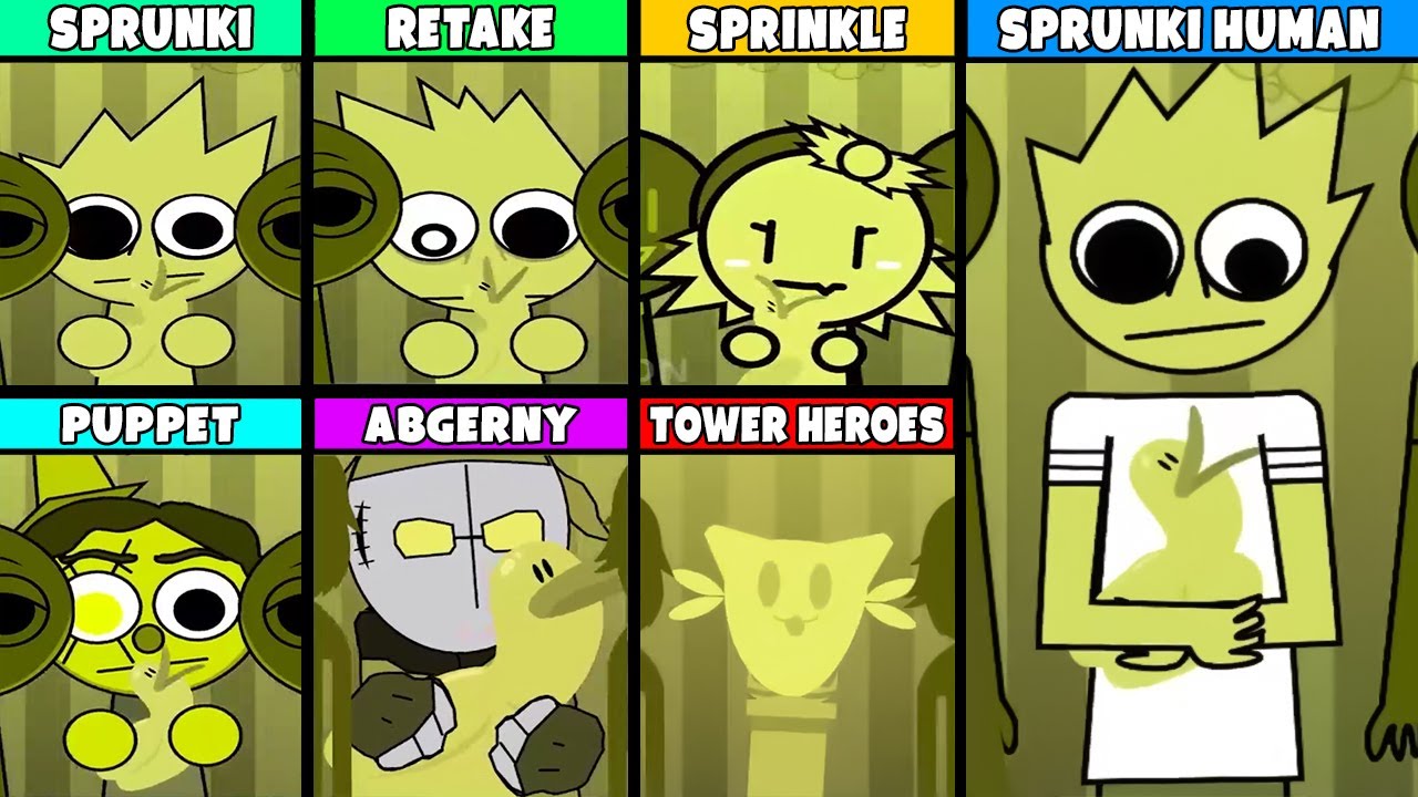 Every Incredibox MODS From Sprunki Mustard All New Mod Versions ...