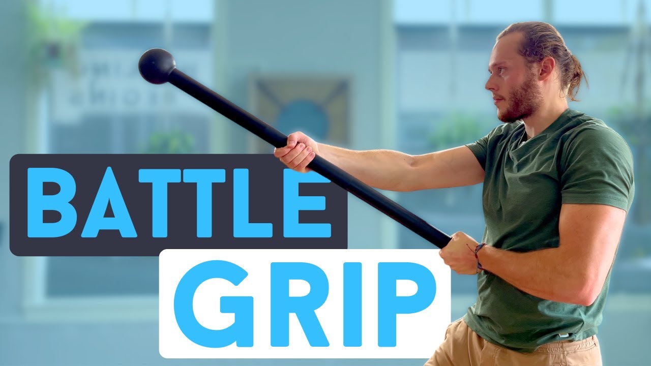 Battle Grip Mace Flow Tutorial - The Crane's Dance - YouTube