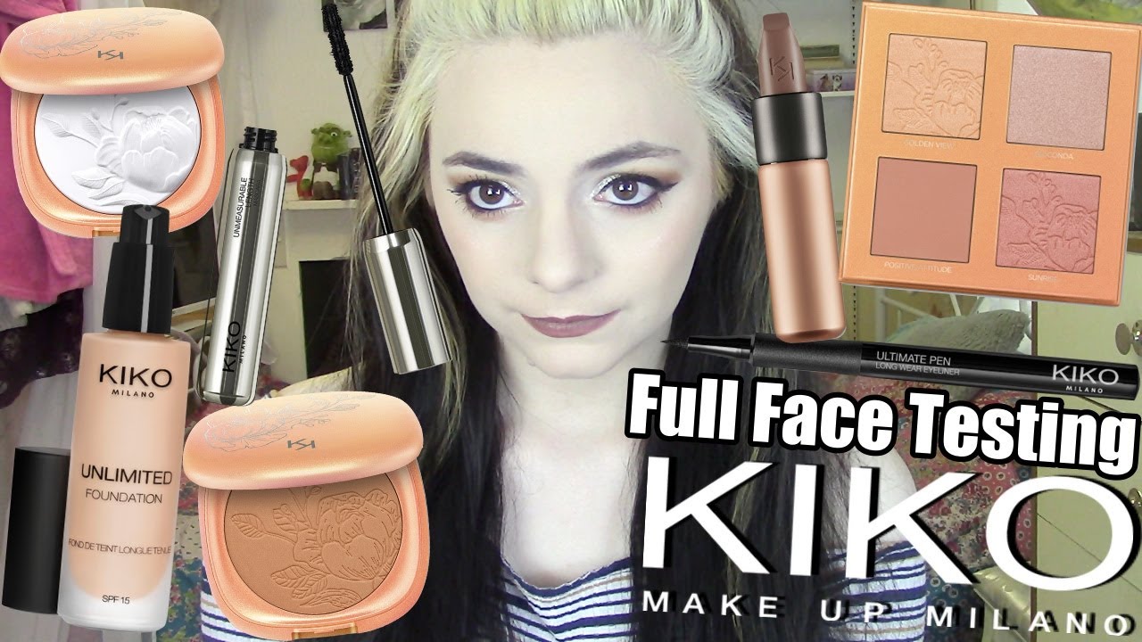 Full Face Testing KIKO Makeup - YouTube