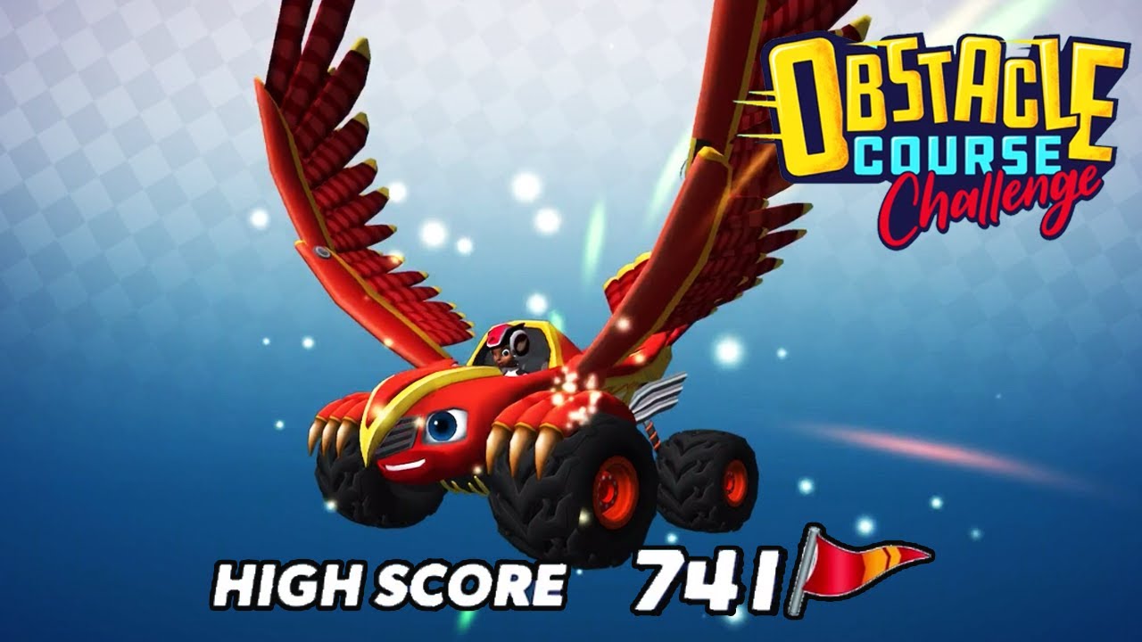 Blaze Obstacle Course - Transformation Dash with Falcon Transformation ...