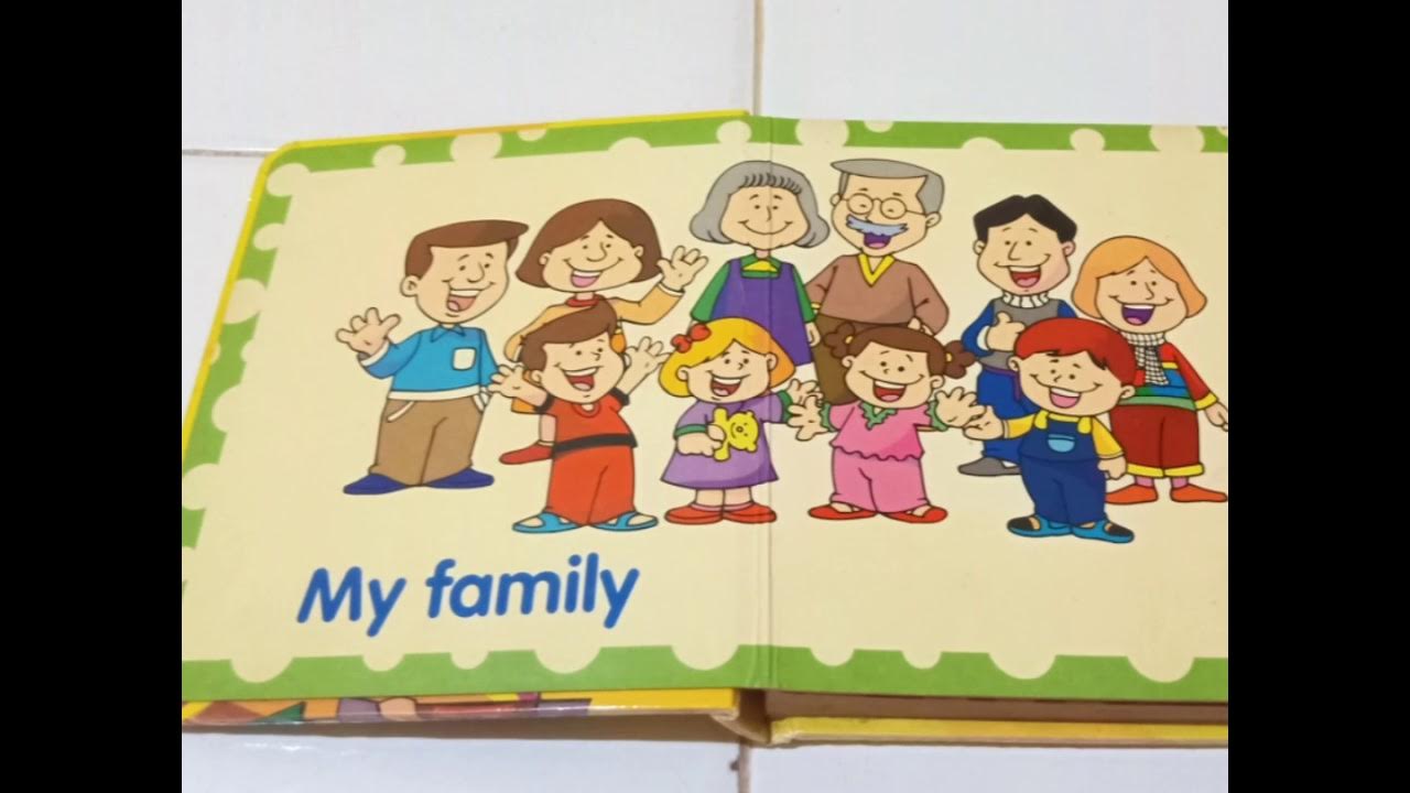 My family / Story book /story book / English / video for kids - YouTube