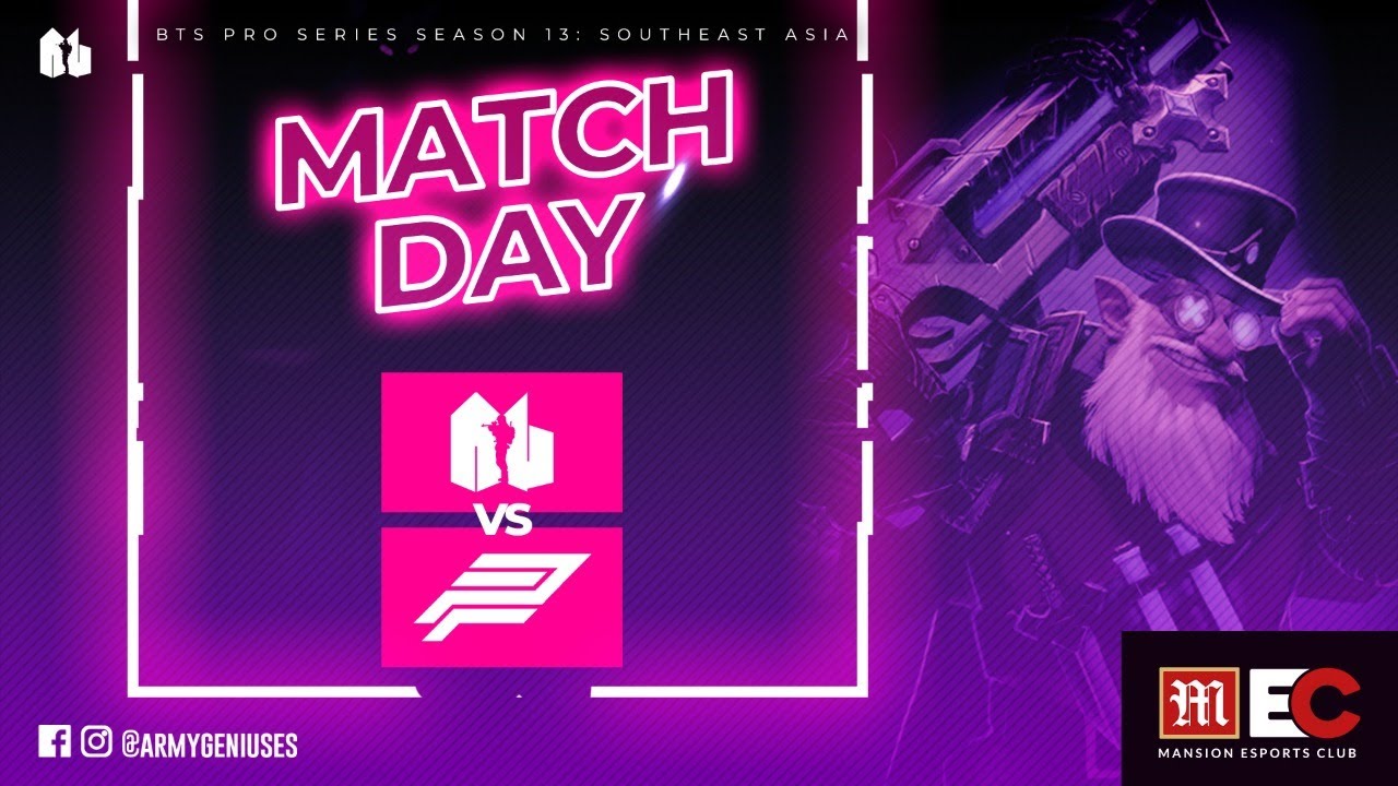Army Geniuses vs Purple Paradox // BTS Pro Series S13: SEA // Cast by ...