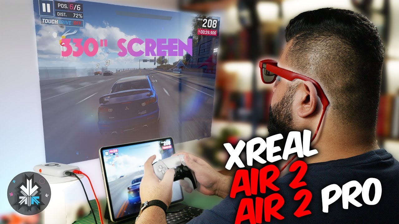 330 Inch Screen In Your Pocket With Xreal Air 2 And Air 2 Pro Glasses - YouTube