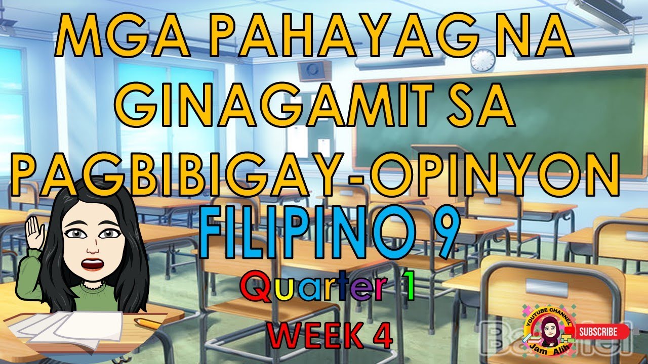 Filipino 9 Quarter 1 Week 4 Mga Pahayag na ginagamit para sa pagbibigay ...