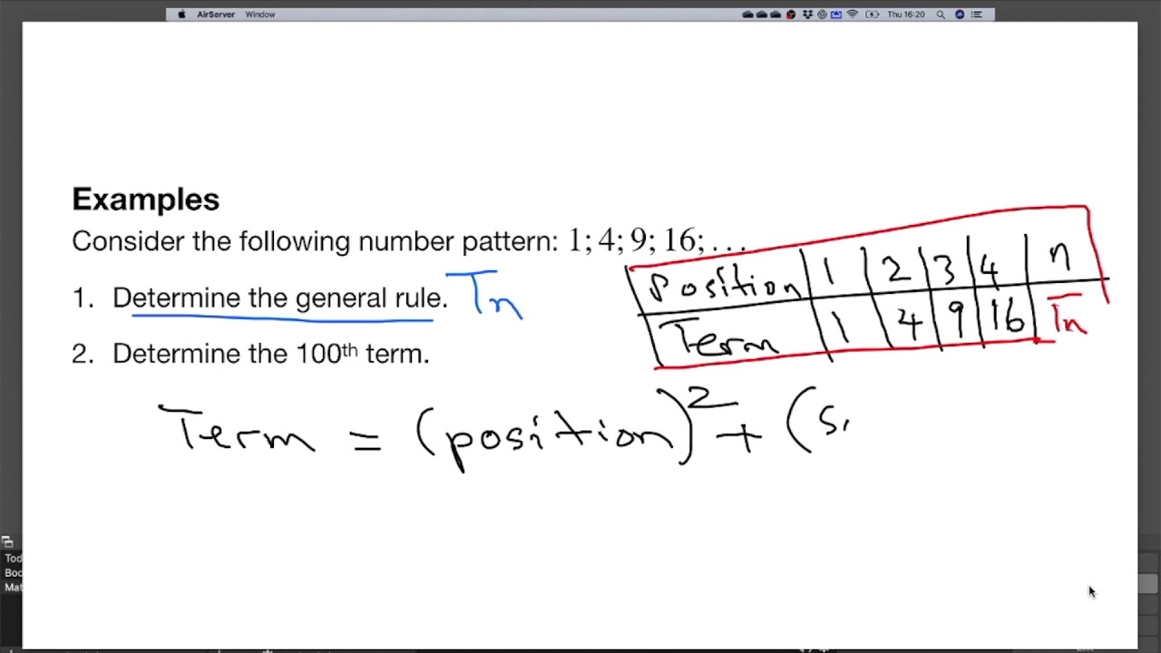 Number patterns - YouTube