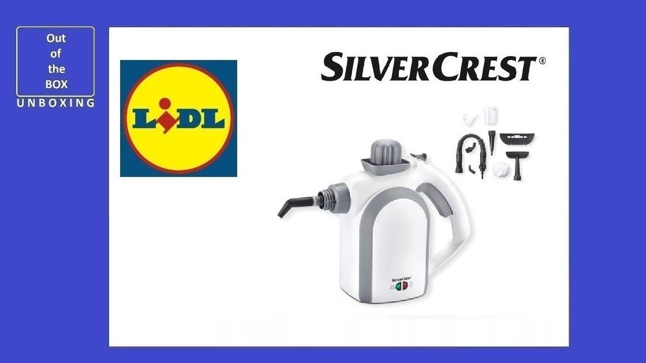 SilverCrest Hand-Held Steam Cleaner SDR 1100 C2 UNBOXING (Lidl 950 1100 ...