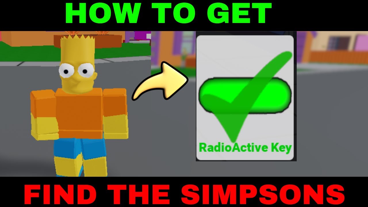 Find The RADIOACTIVE Key In Find The Simpsons - YouTube