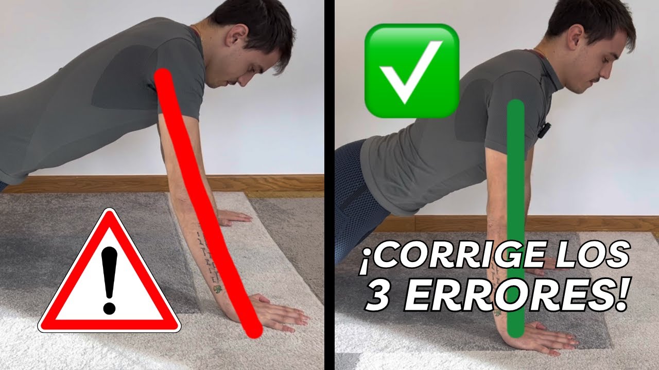 Cómo hacer FLEXIONES correctamente MUJERES (Paso a paso) - YouTube