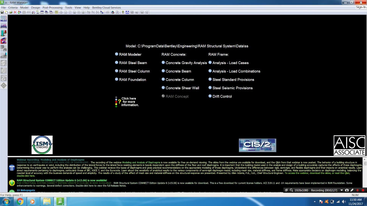 How To Install Bentley RAM Structural System CONNECT Edition Without ...