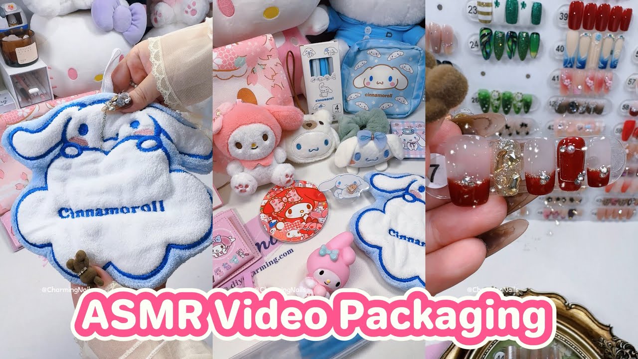 ASMR packaging Elizabeth E’s first order - YouTube