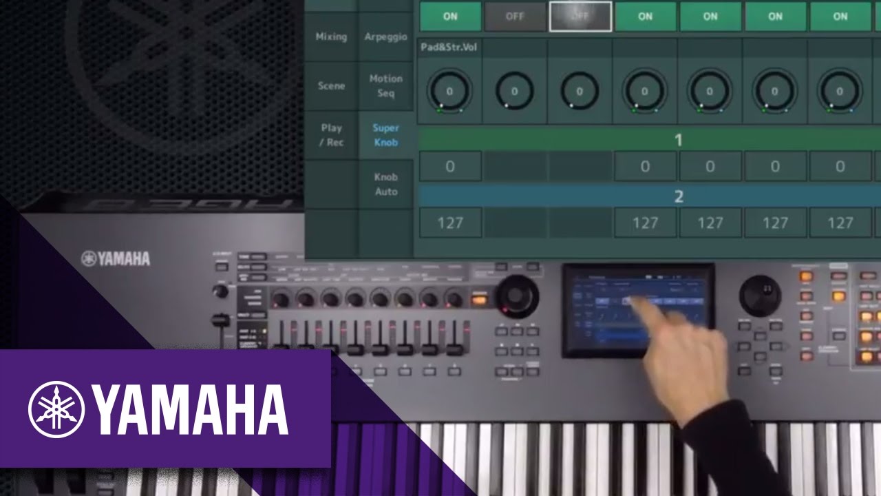 MONTAGE minute - Super Knob Link | Synthesizers | Yamaha Music - YouTube