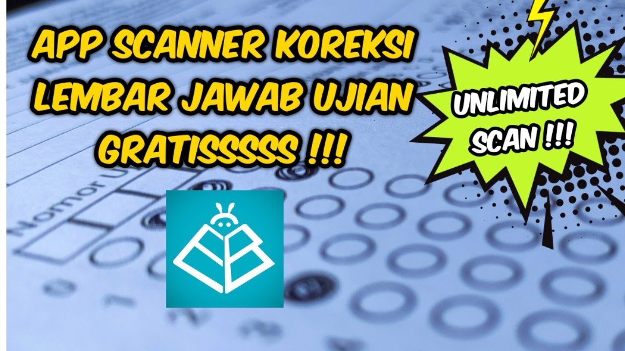 Aplikasi Android Scanner Lembar Jawab Ujian Gratis Unlimited Scan | Scanner LJK | Tutorial ...