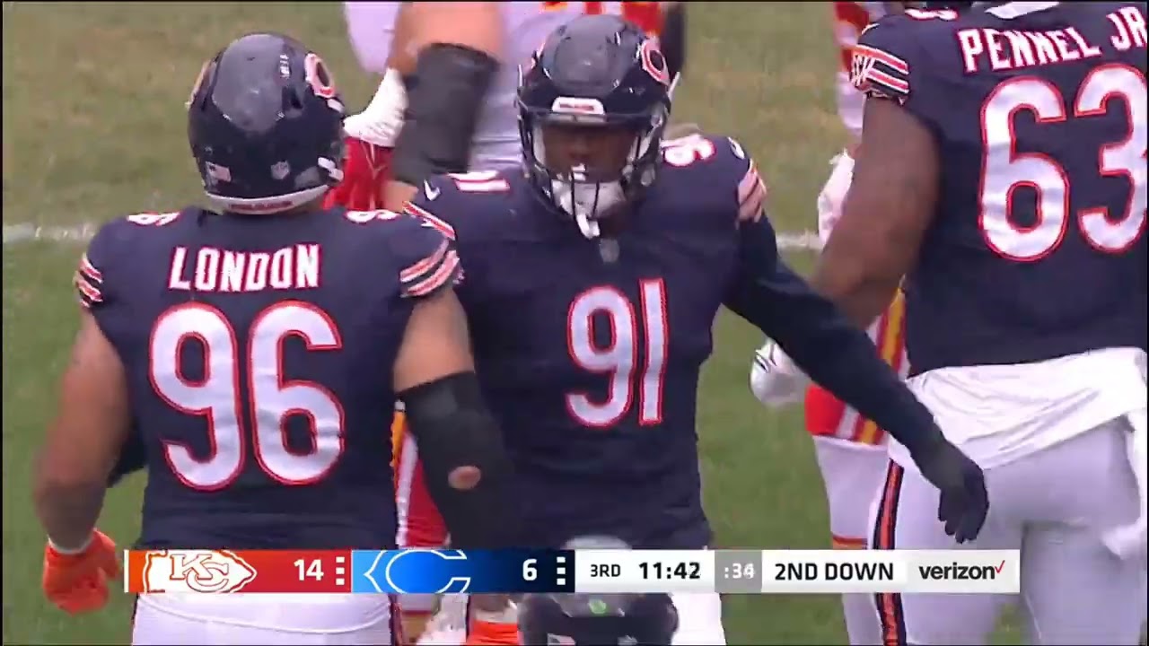 Chicago Bears Preseason | Dominique Robinson all snaps vs Kansas City ...