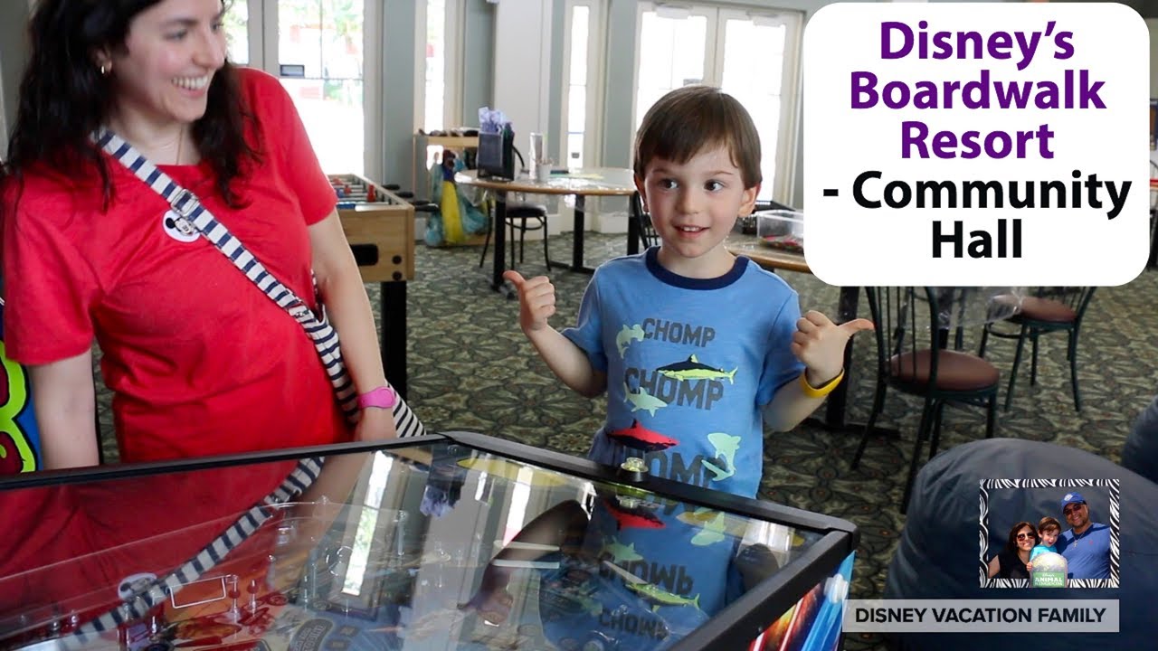 Disney's Boardwalk Inn Community Hall Tour | Disney Resort Activities ...