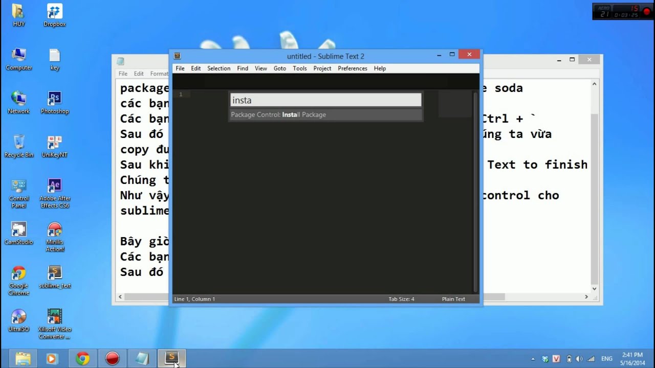 Hướng dẫn cài đặt package control và theme soda cho sublime text 2 ...