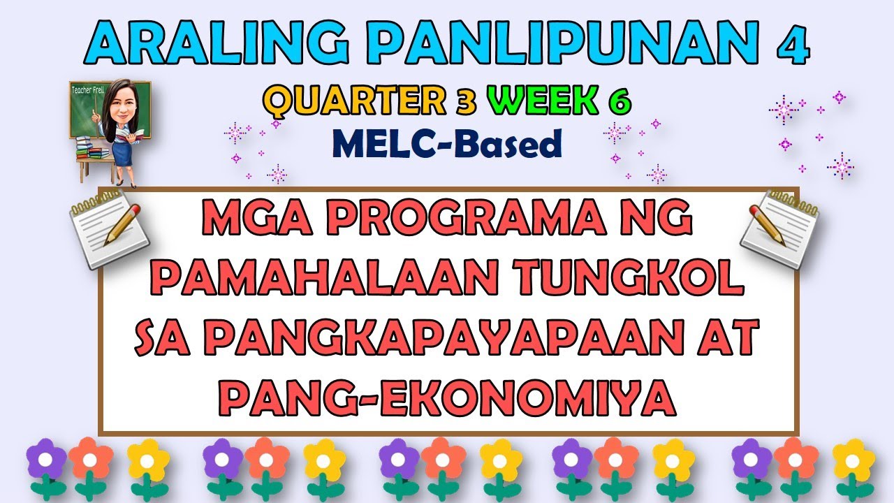 Araling Panlipunan 4 Ekonomiks Araling Panlipunan 4 Ekonomiks