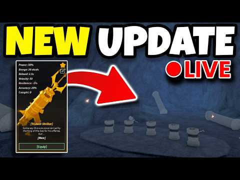 🔴 [LIVE] NEW HARPOON GUN UPDATE For FISCH Roblox!