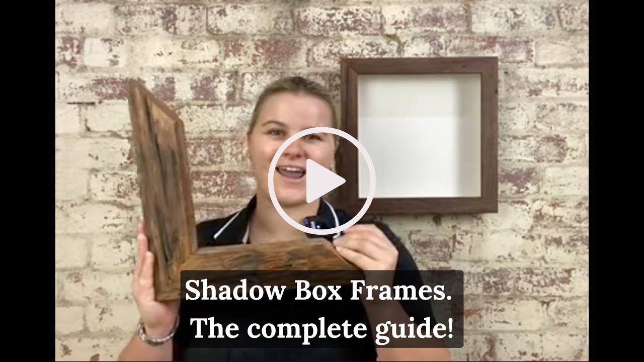 Shadow Box Frames Australia - All you need to know! - YouTube