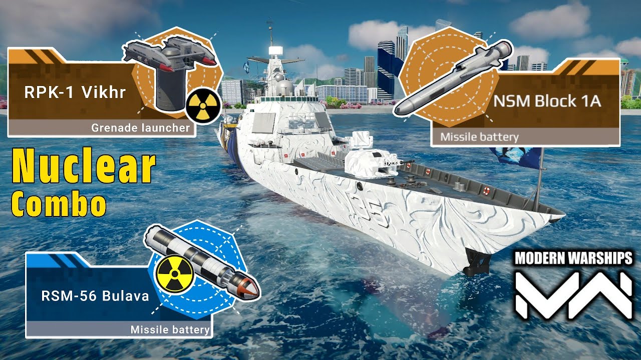 ☢️ Nuclear Combo ☢️☢️ Built for NAVAL DOMINATION Mode / MW War Ships ...