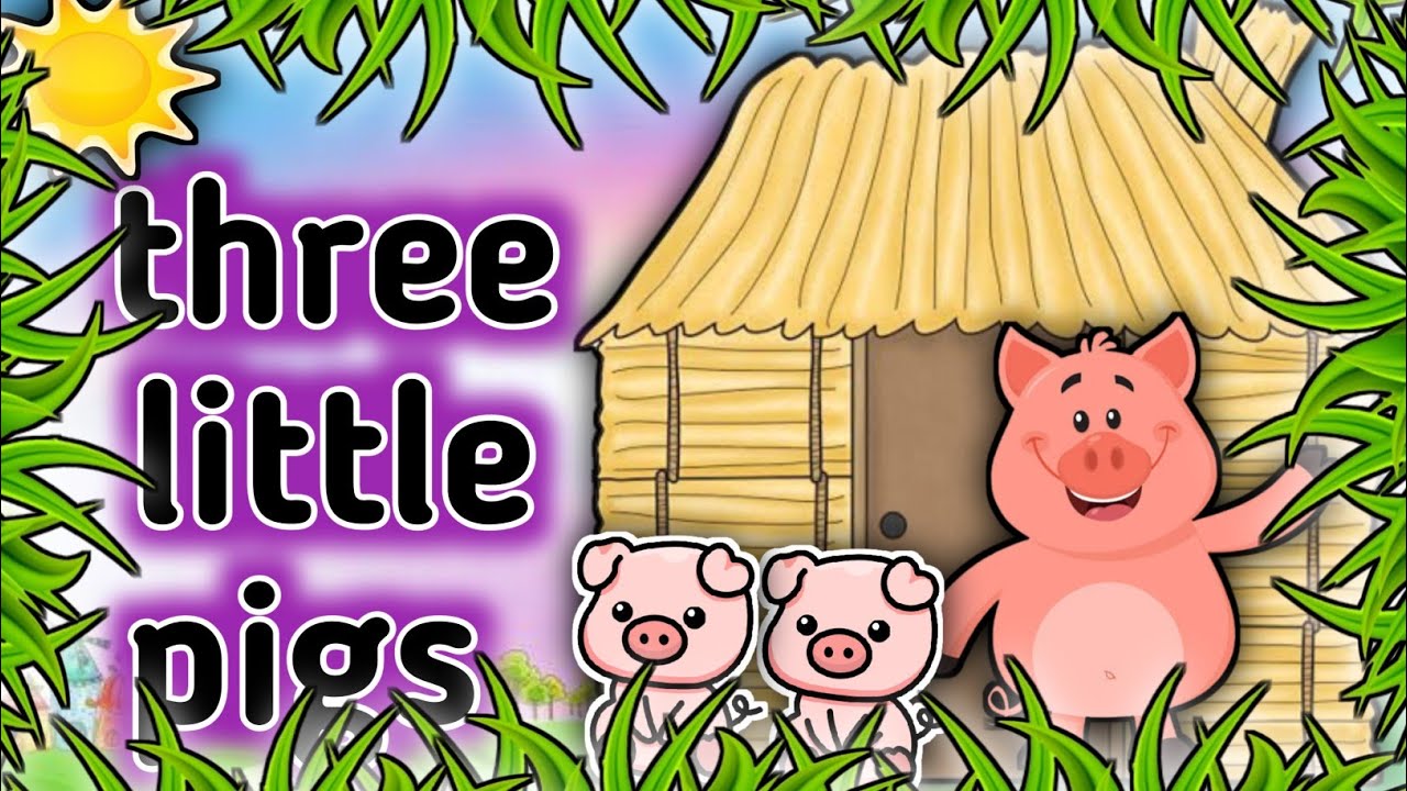 Three little pigs | kids song | three little pigs went out one day ...
