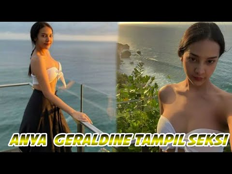 Anya Geraldine Pakai Bra Putih Jalan-Jalan ke Pantai pesonanya tak tertandingi
