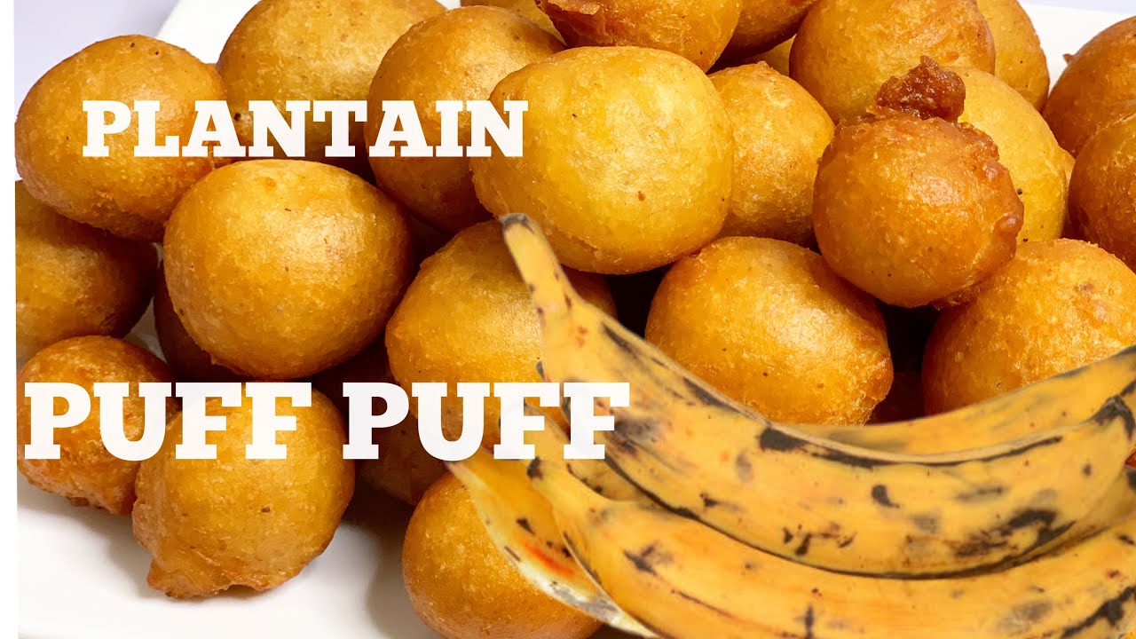 PLANTAIN PUFF PUFF | MOSA RECIPE | HOW TO MAKE PLANTAIN MOSA - YouTube