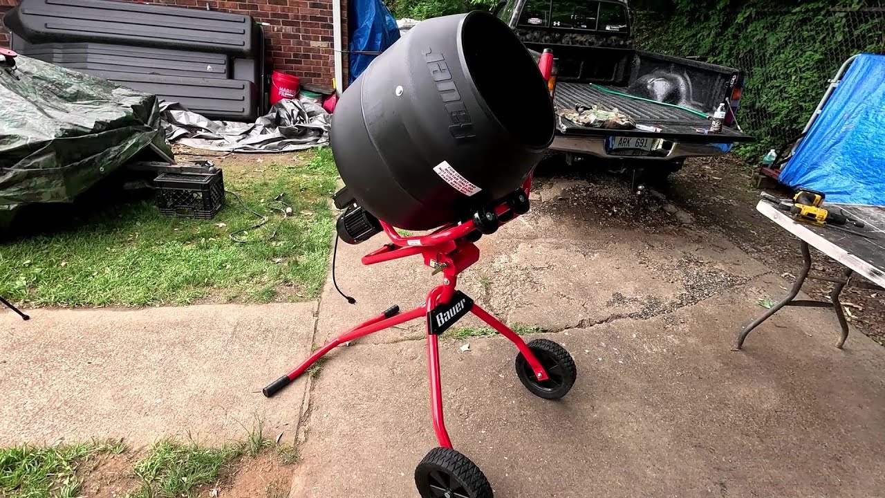 Bauer Concrete Mixer Assembly - YouTube
