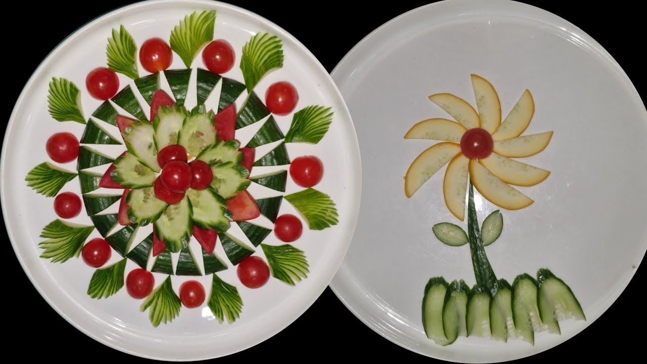 Top 2 Fruits Decoration ldeas / SuperFruits Decoration / Fruit curving ...
