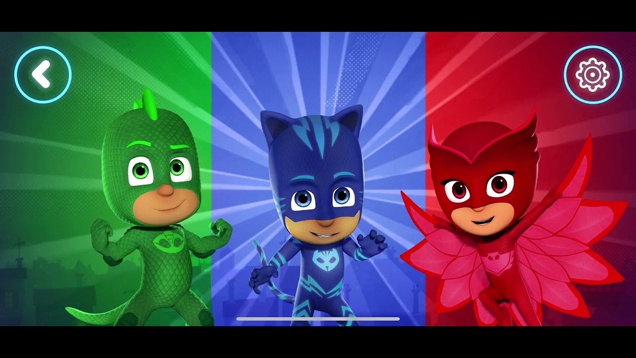 Let's Play PJ Masks Moonlight Heroes - iPhone app demo for kids - YouTube