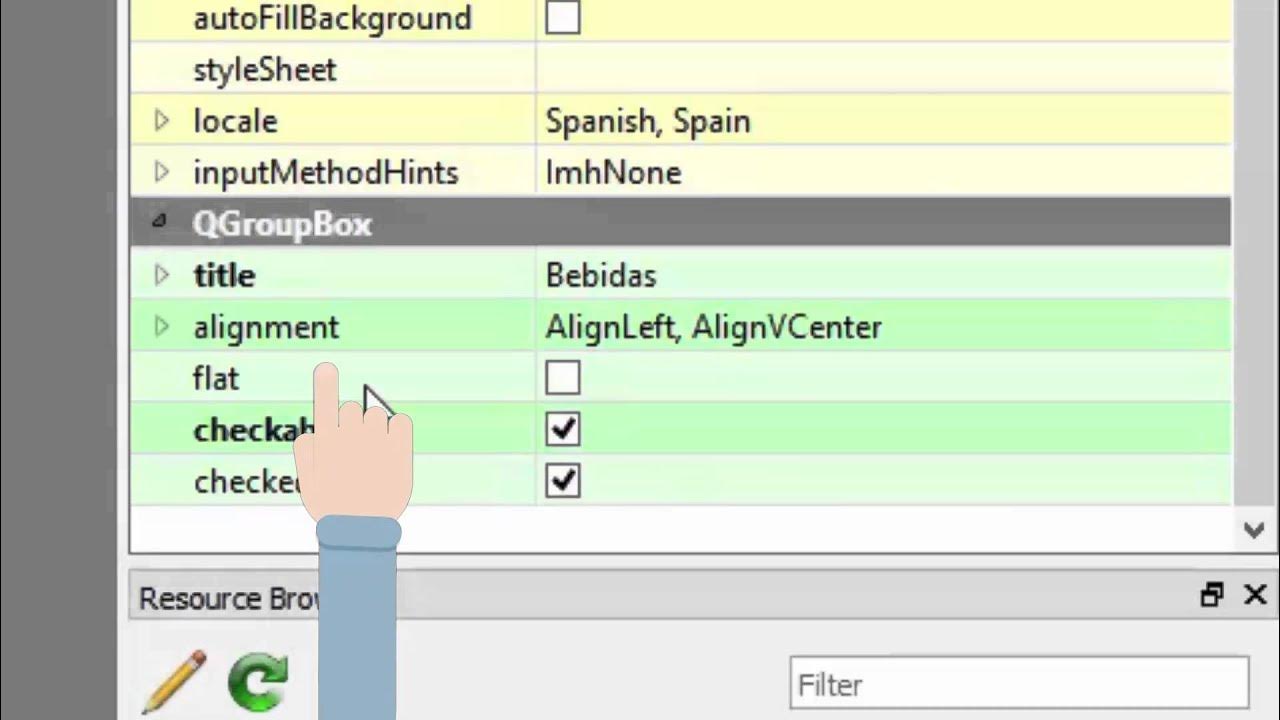 23 Curso De Pyqt Agrupar Funciones Con Groupbox Youtube