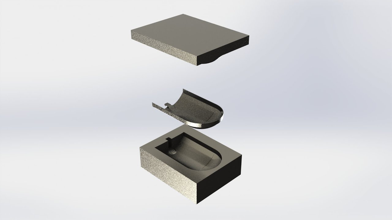 mold design #solidworks #design #mold - YouTube