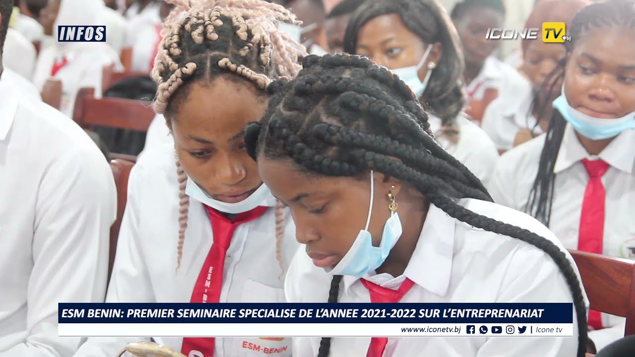 ESM Bénin : des étudiants outillés sur l’entreprenariat - YouTube